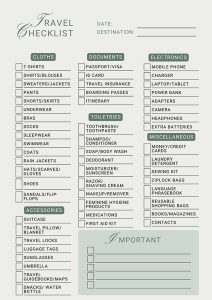 Ultimate Travel Packing Checklist for Stress-Free Travel ...